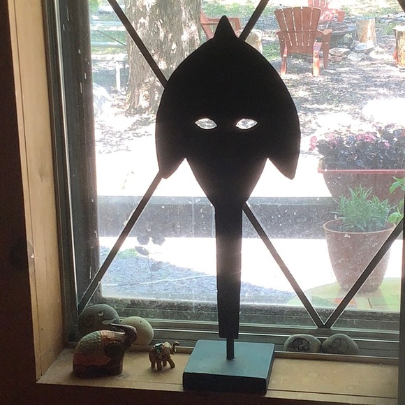 Art | Aztec Metal Black Statue | Poshmark
